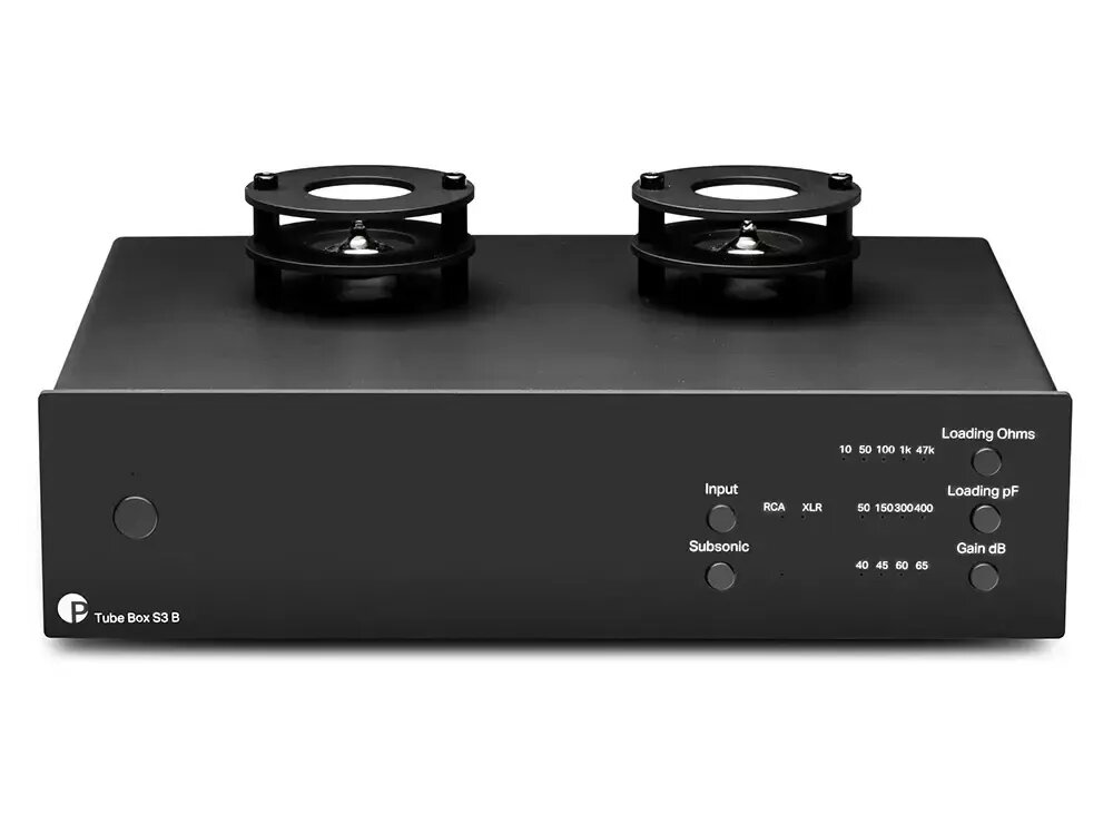 Ламповый фонокорректор Pro-Ject Tube Box S3 B black