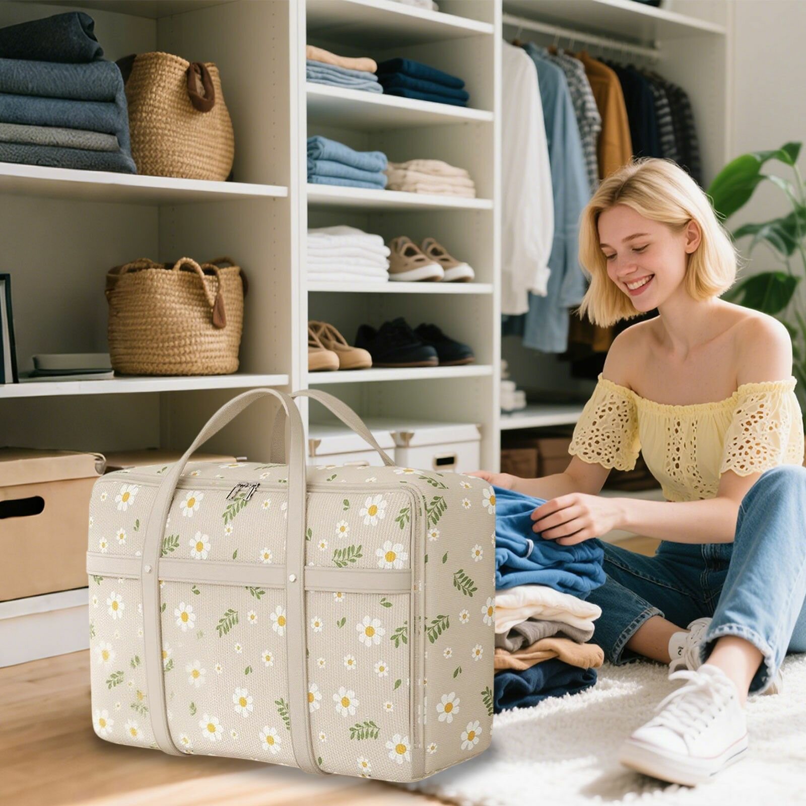 Unbrand Кофр для хранения вещей, 51 см х 32 см х 20 см , 1 шт