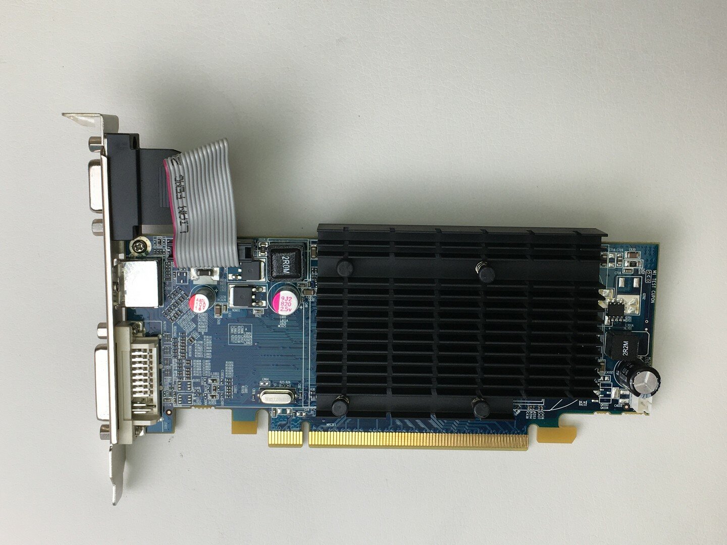 Видеокарта 512Mb Radeon 4350, SAPPHIRE HD4350 512M DDR2 PCI-E HDMI/DVI-I/VGA, PCI-E