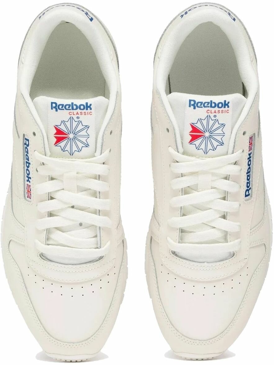 Кроссовки Reebok Classic Leather, полнота F, размер 11 US, белый 6 — фото 1