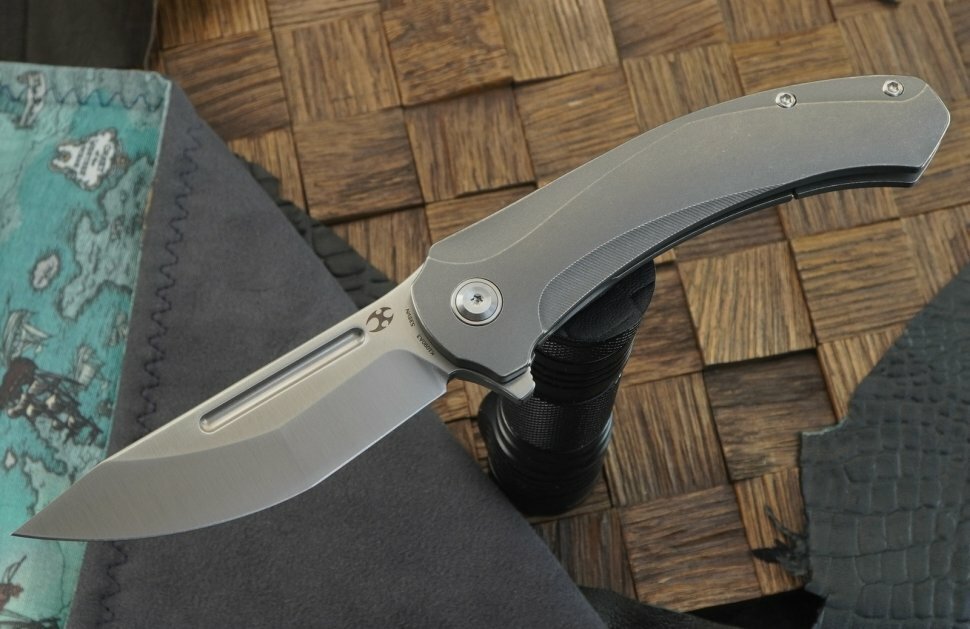 Складной нож Kansept Knives Hira, сталь CPM S35VN, S, рукоять титан