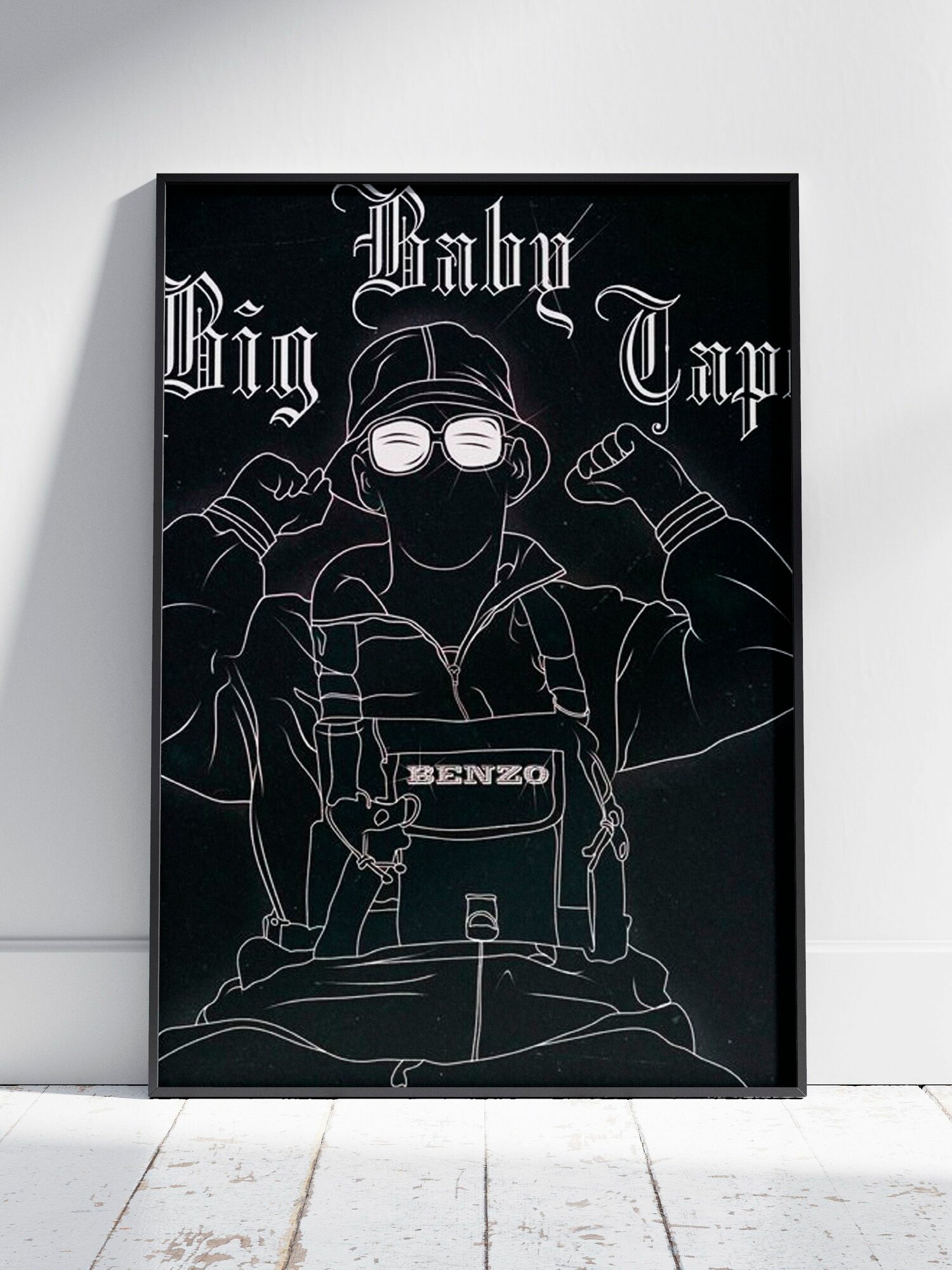 Плакат на стену для интерьера Биг Бейби Тейп (Big Baby Tape 30) - Постер по музыке и артисту формата A4 (21x30 см)
