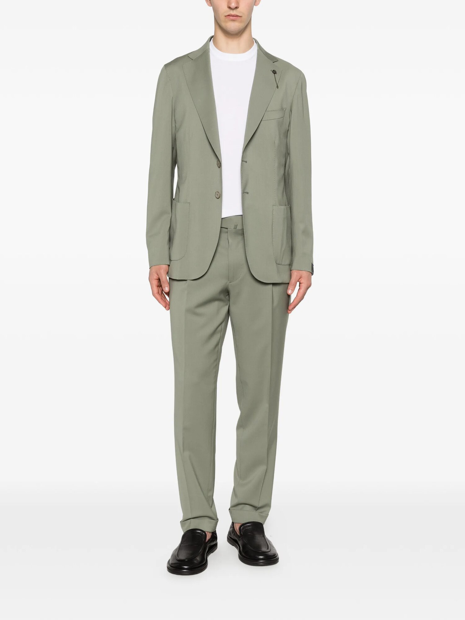Комбинезон SANTANIELLO Pocket button suit, размер 48, green — фото 1