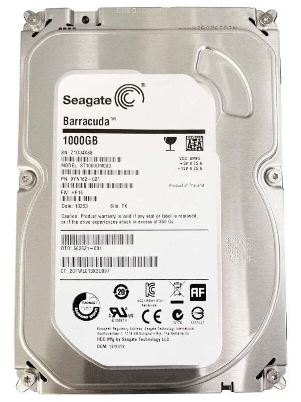 Жесткий диск Seagate 9YN162 1Tb SATAIII 3,5" HDD