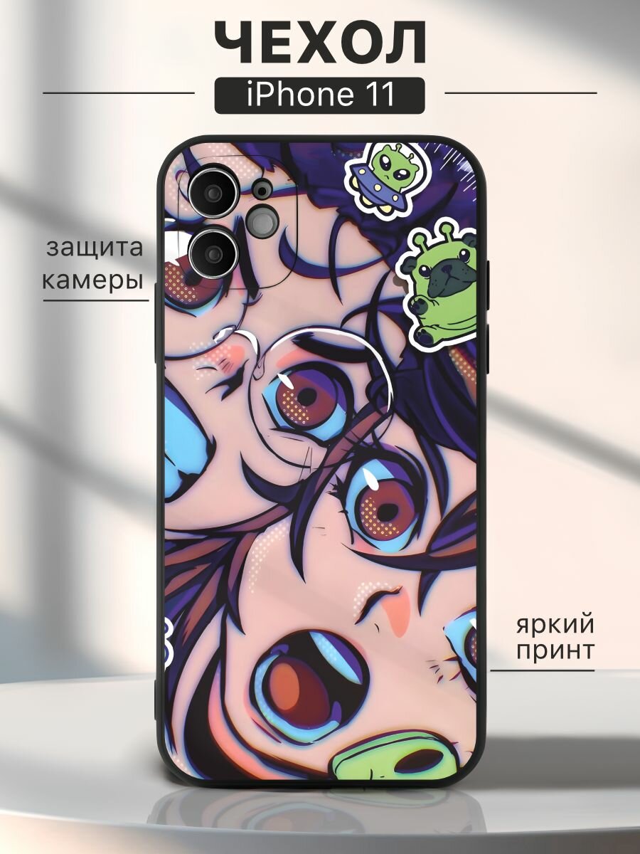 Чехол на iPhone 11 Dandadan - Аниме