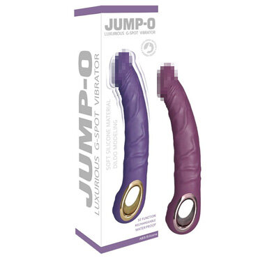 Вибратор Secwell Jump-O Luxurious, фиолетовый С реалистичным рельефом
