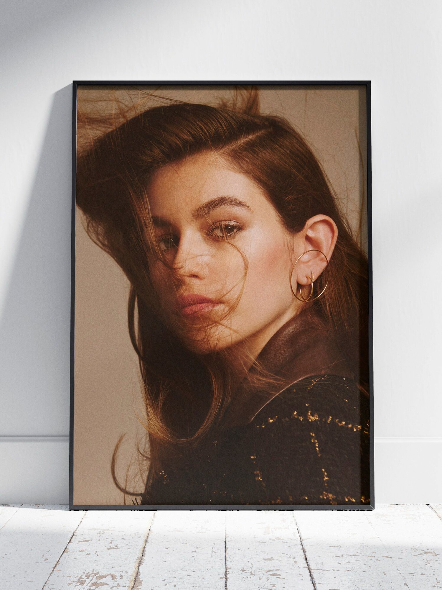 Плакат на стену для интерьера Кайя Гербер (Kaia Gerber 27) - Постер по модели, бренду и моде формата A4 (21x30 см)