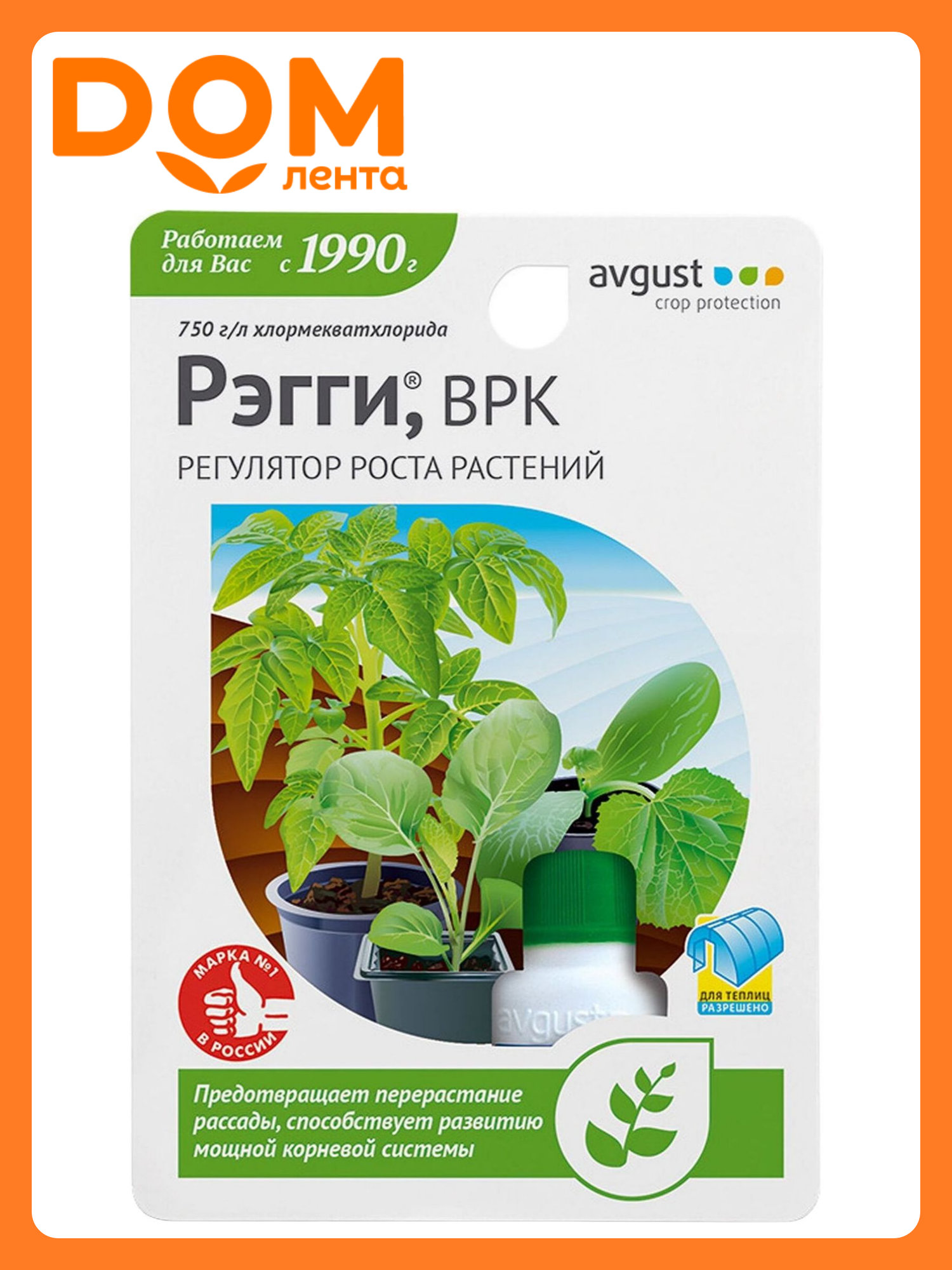 Стимулятор роста Avgust "Рэгги", для зерновых, 10 г, регулятор роста