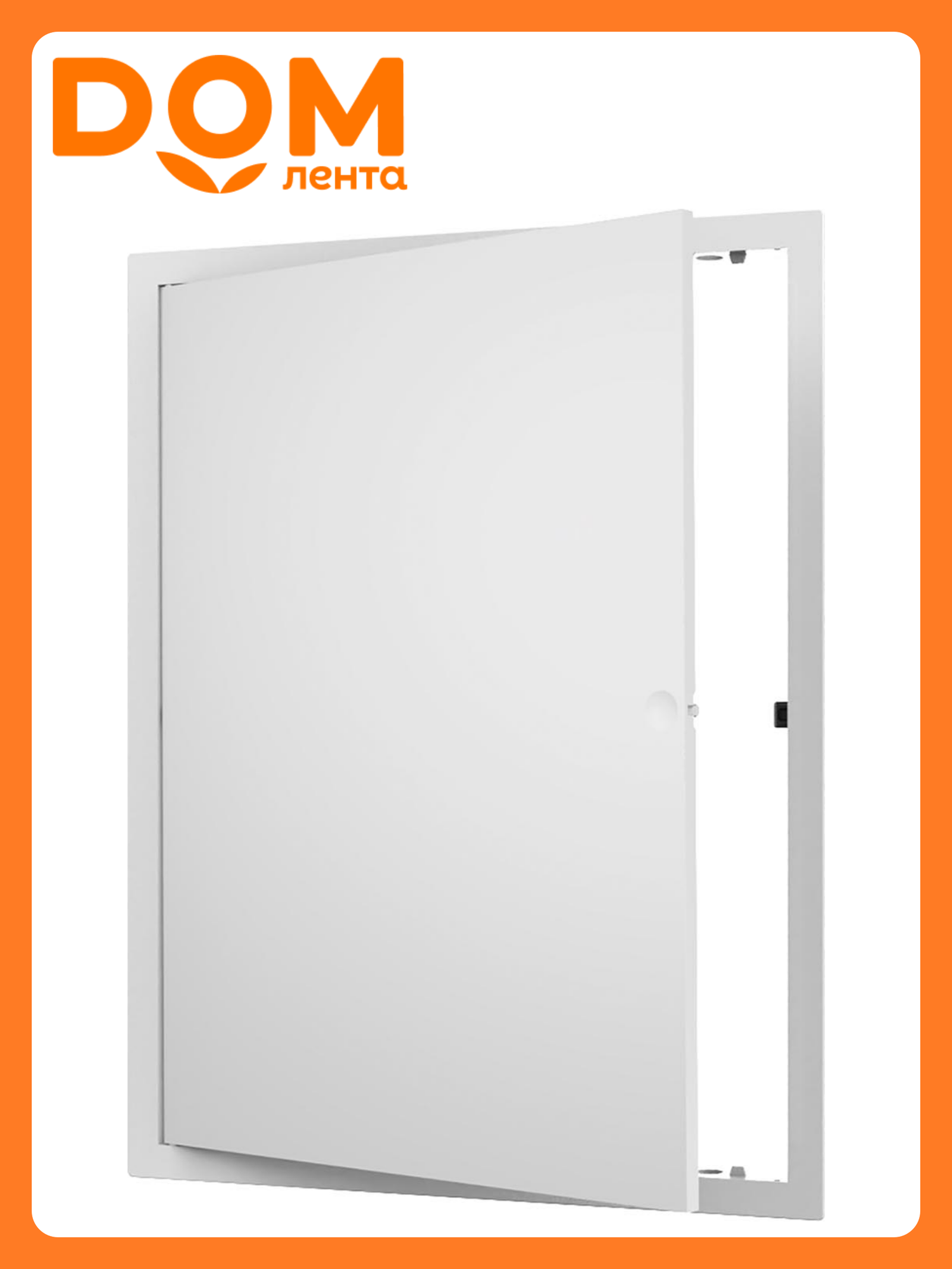 Ревизионный люк EVECS PUSH L3040N, 300х400мм, нажимной, белый, универсальный, монтаж на клей или саморезы