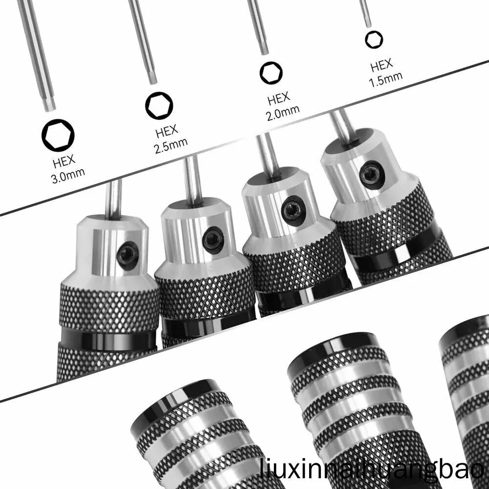 Набор шестигранных отвёрток Titanium Hex 1.5 2.0 2.5 3.0 мм 4 шт для дронов и точных работ
