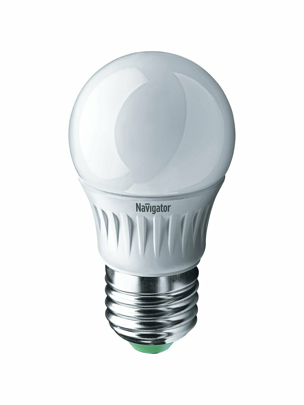 Лампа светодиодная Navigator E27 5 Вт (40 Вт) 2700К теплый белый свет, шар G45, матовая, 375 лм, 1 шт.