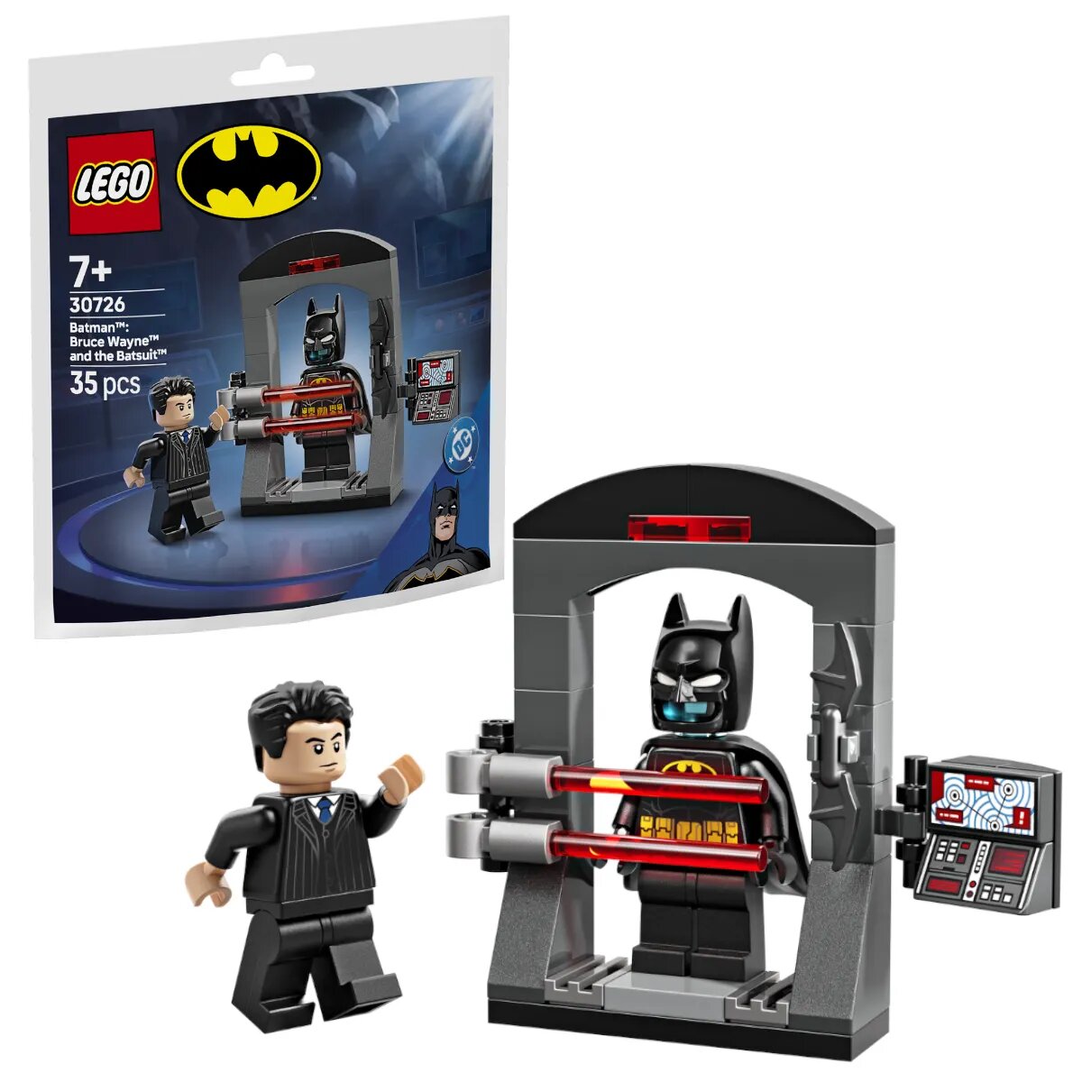 Конструктор LEGO "Брюс Уэйн Бэтмен", 30726, 35 деталей, для детей от 7 до 9 лет