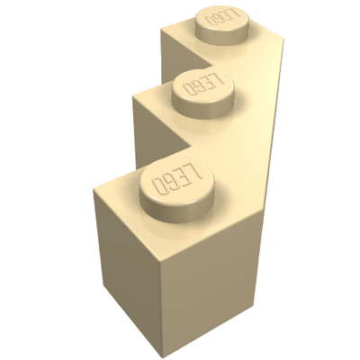 Деталь Lego 2462 Brick, Modified Facet 3 x 3