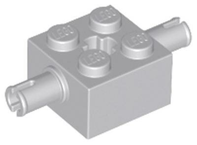 Деталь Lego 30000 Brick, Modified 2 x 2 with Pins and Axle Hole