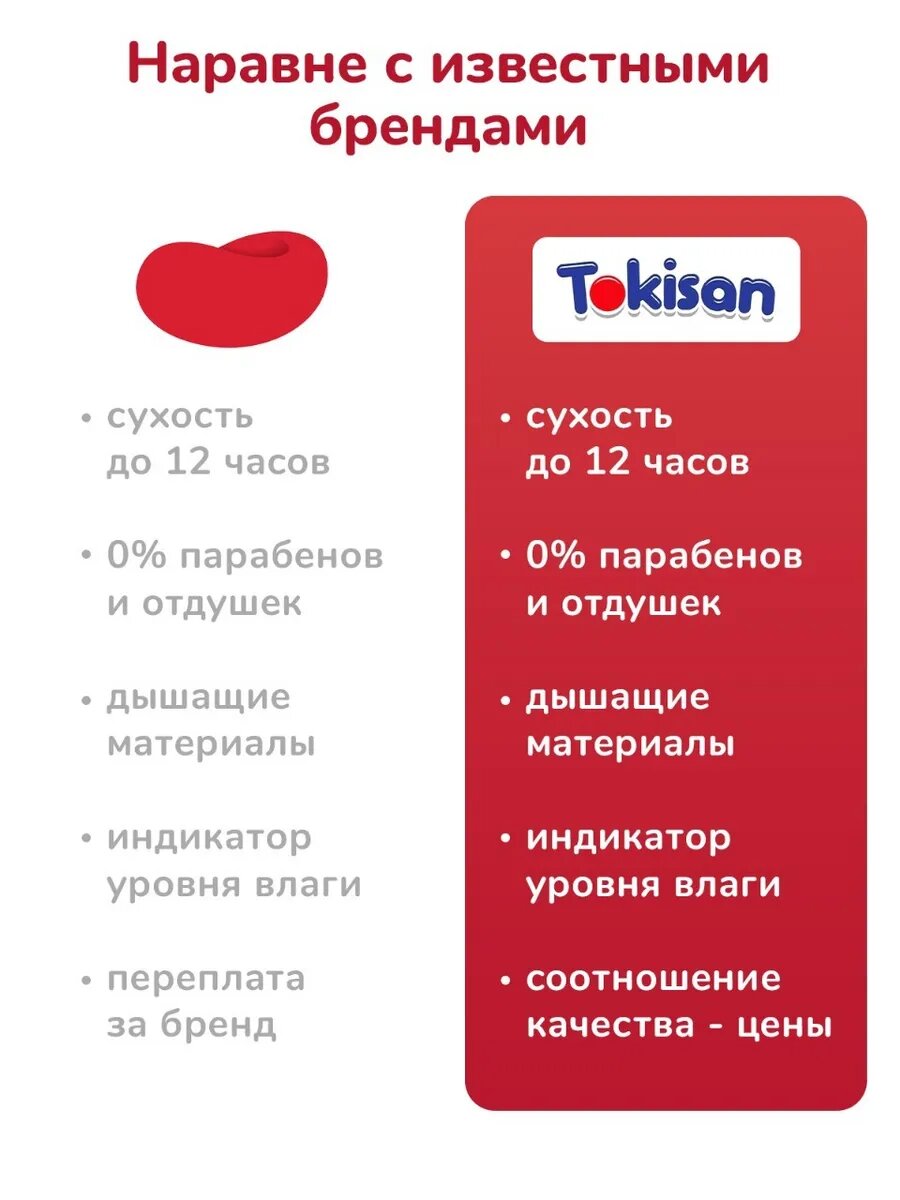 Дышащие подгузники трусики детские, 5 размер (9-17 кг), 80шт