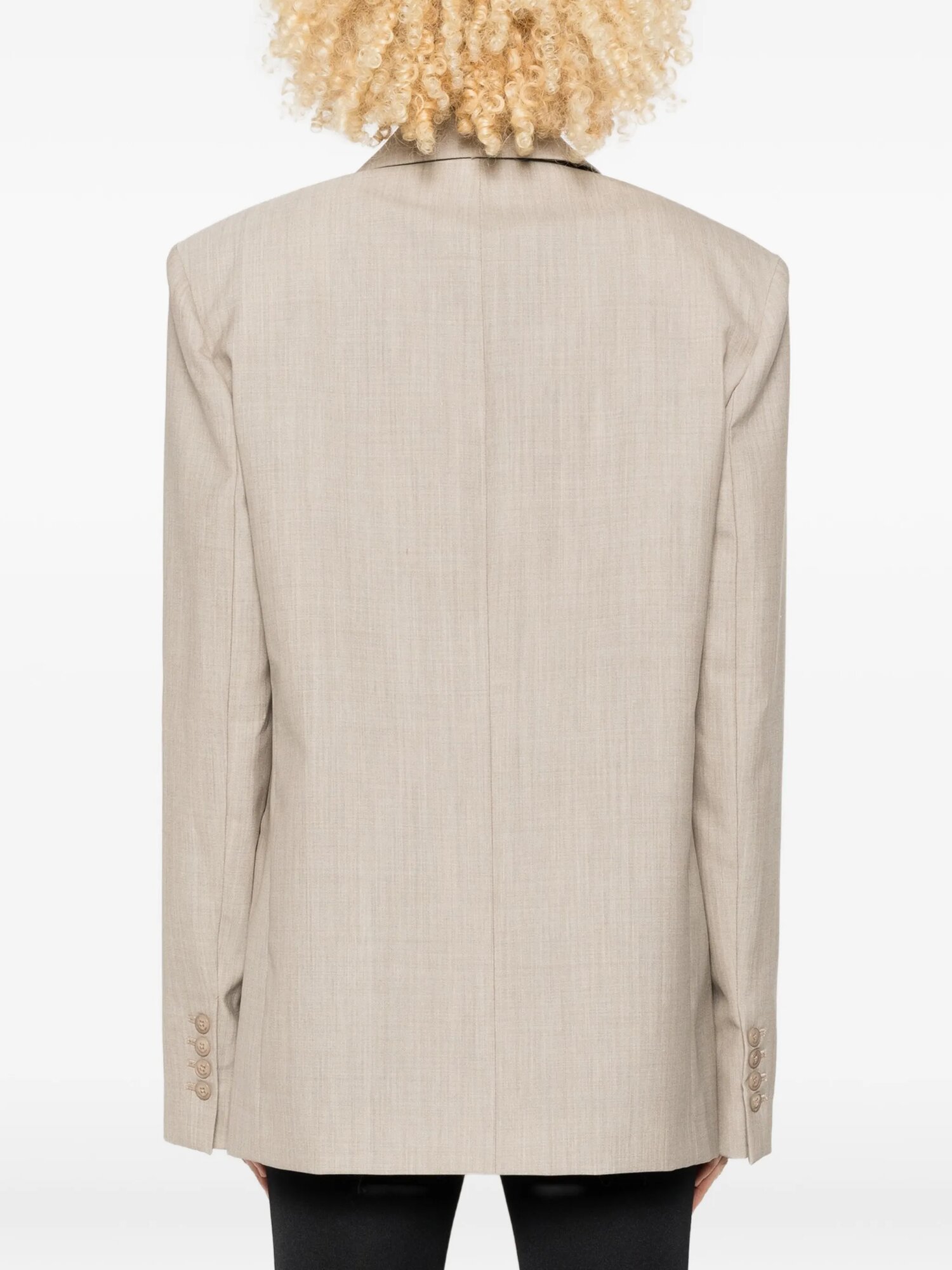 Пиджак The Frankie Shop Double-breasted blazer, размер XS-S, разноцветный — фото 1