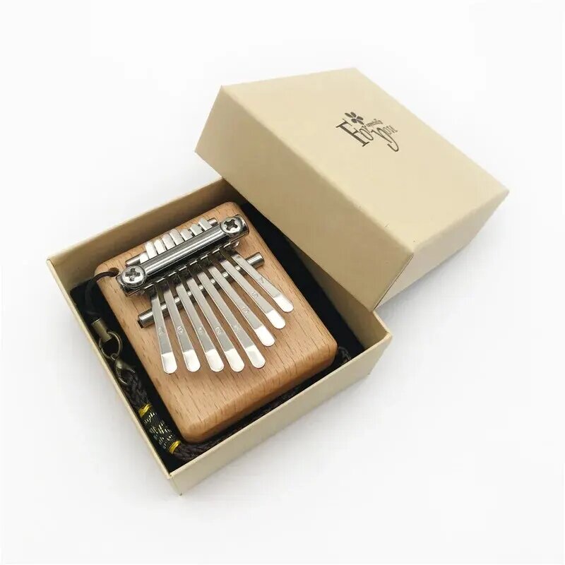 Miwayer Mini 8-клавишное Пианино Kalimba С Большим Пальцем, Портативный 8-тональный Инструмент На Кончиках Пальцев
