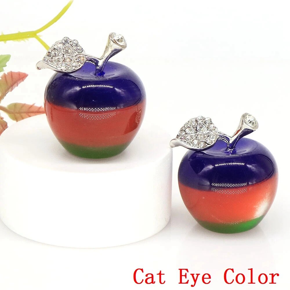 Статуэтка яблоко Cat Eye Color, 1pc