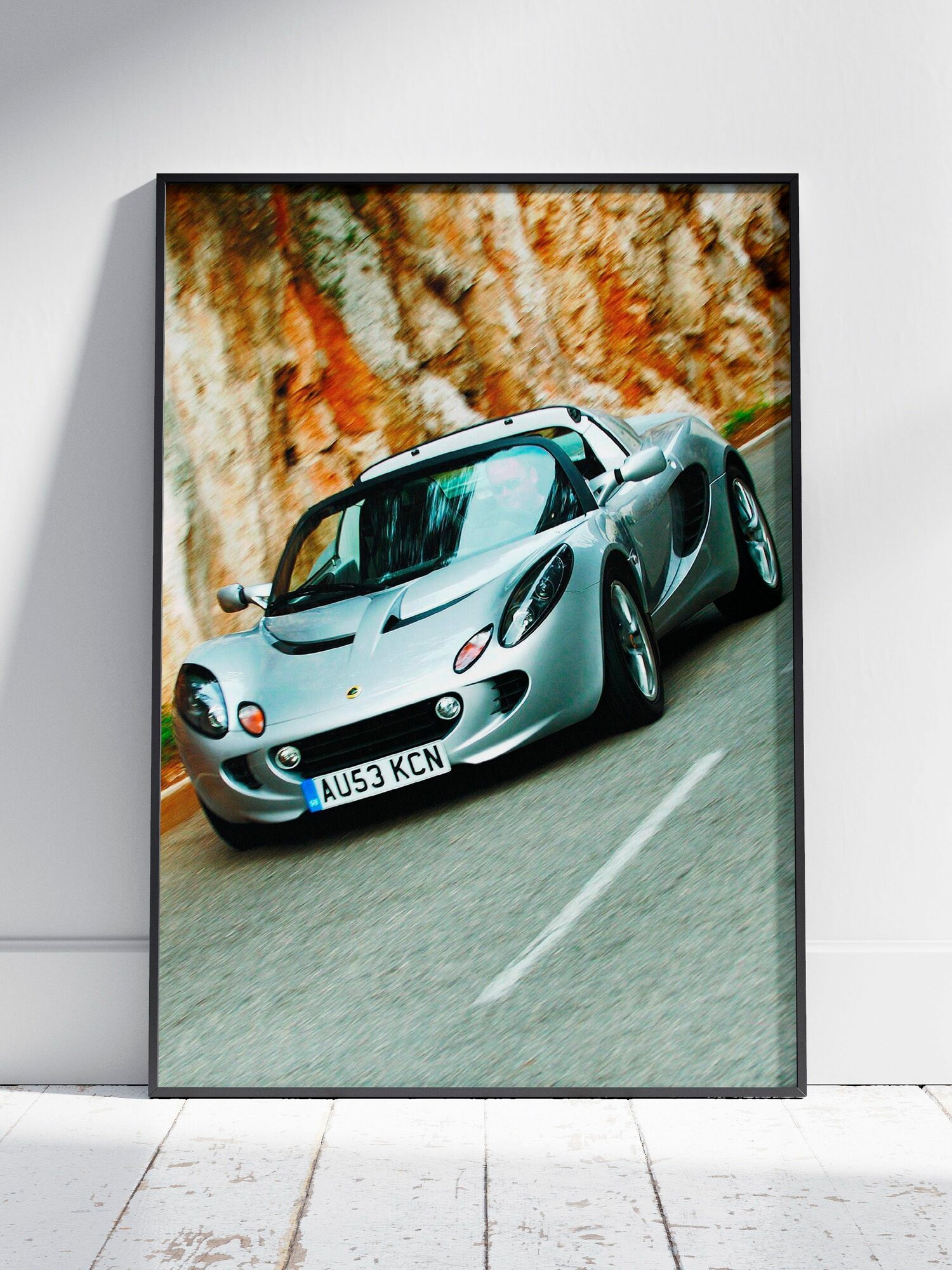 Плакат на стену для интерьера Легенды Авто (Лотус Элизе - Lotus Elise 1) - Постер по машине формата A4 (21x30 см)