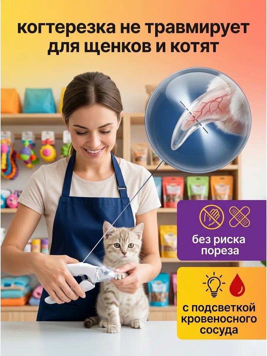 Когтерезка гильотинная безопасная для новичков