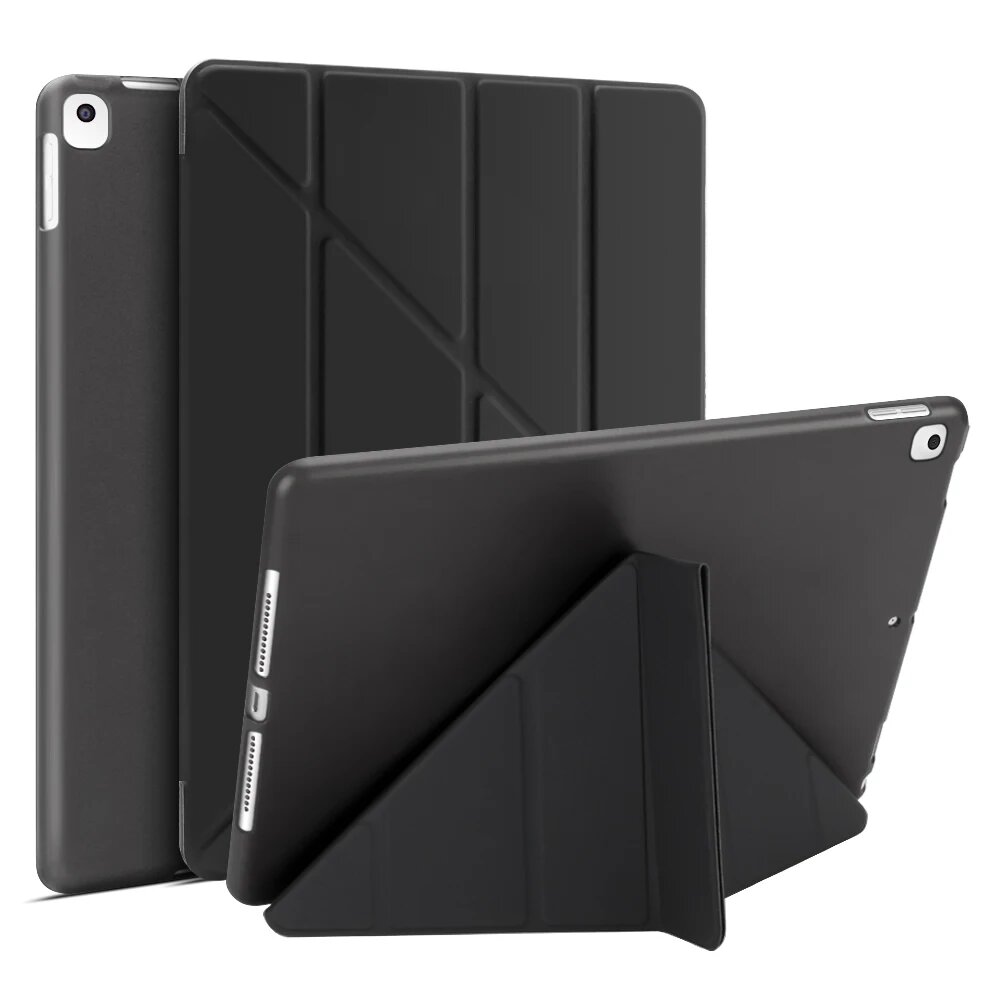 Черный чехол-книжка для iPad 9.7 (5/6 поколение)
