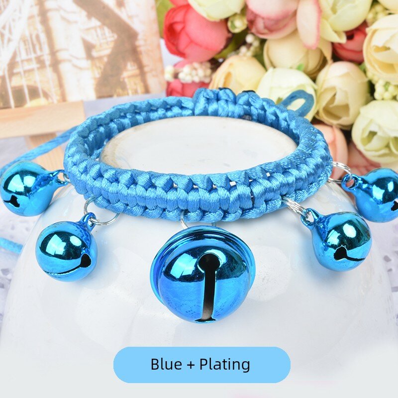 Плетеный ошейник-колокольчик для собак (Тедди, Пудель, Шнауцер), ошейник-подвеска для маленьких собак, аксессуары для