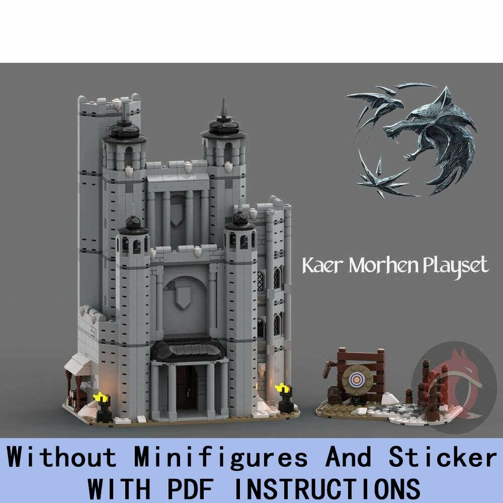 1455шт. Конструктор The Witcher Kaer Morhen Playset Набор строительных блоков