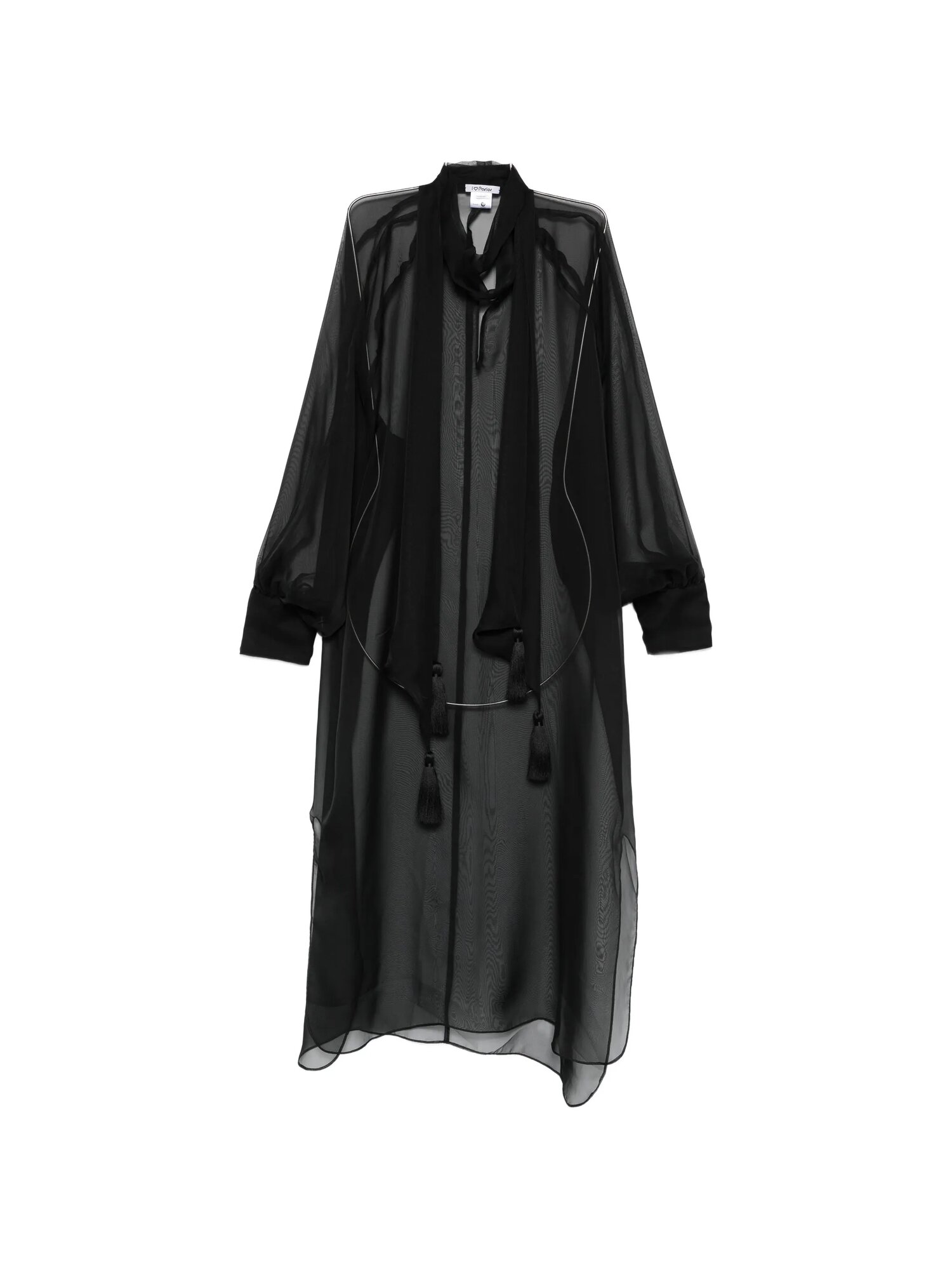 Блуза Parlor Tassel-detail sheer-finish blouse