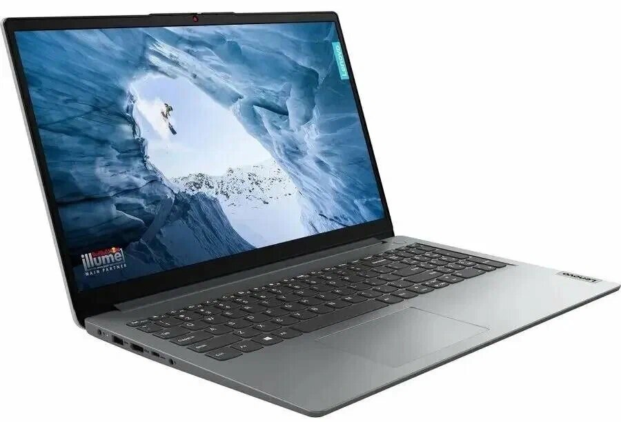Ноутбук 15.6" HD LENOVO IdeaPad 1 blue (Cel N4020/8Gb/256Gb SSD/VGA int/noOS) ((82V7CUSTRU ))