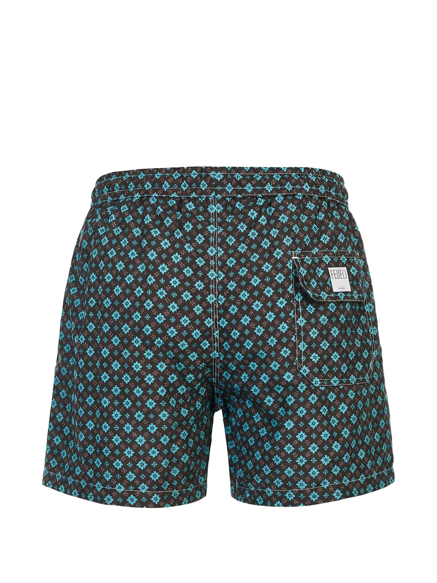 Шорты для плавания FEDELI Geometric-print swim shorts, размер 48 — фото 1