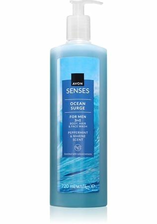 Гель для душа Avon Senses Ocean Surge для мужчин, 720 мл