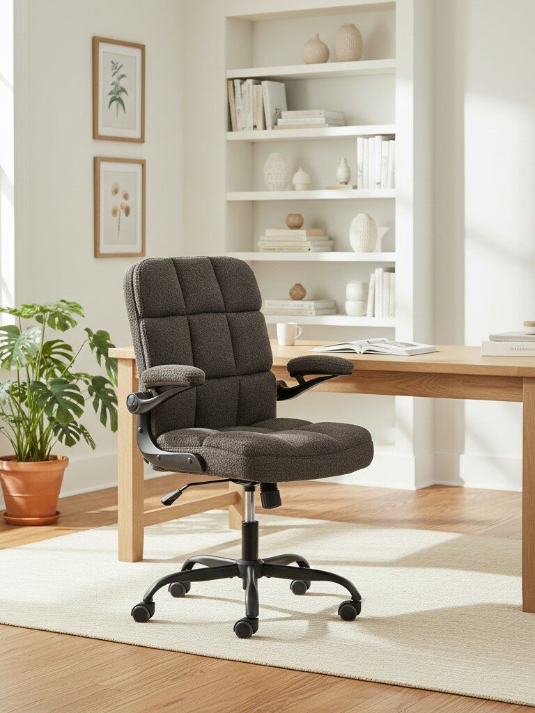 Компьютерное кресло TetChair, с подлокотниками, ткань, серый