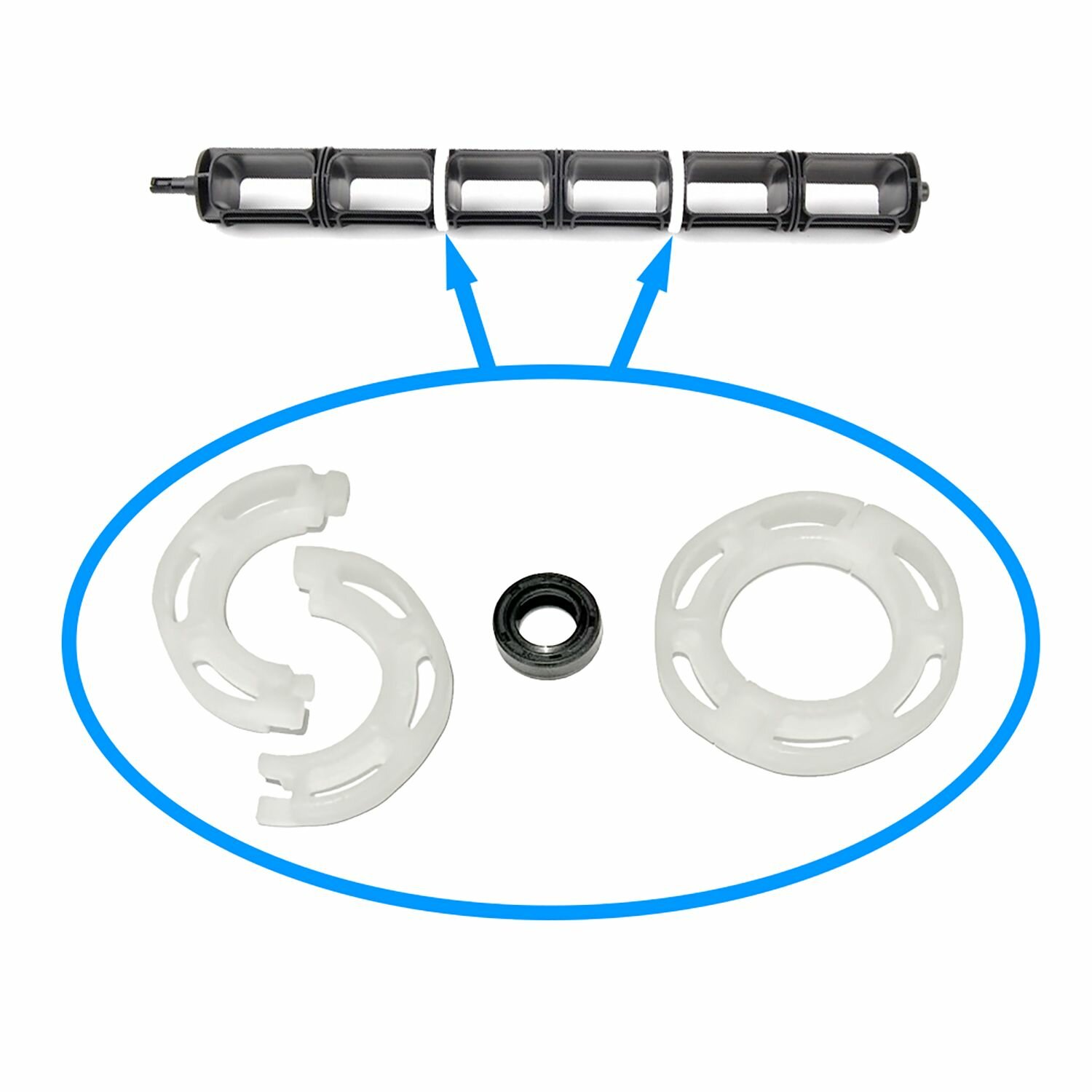 Ремкомплект флейты Porsche Cayenne и VW Touareg (Туарег 3,2) 95511093500, 022133653B
