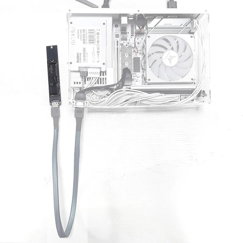 PCIE X4 4.0 GEN4 Адаптер Oculink к M.2 SSD
