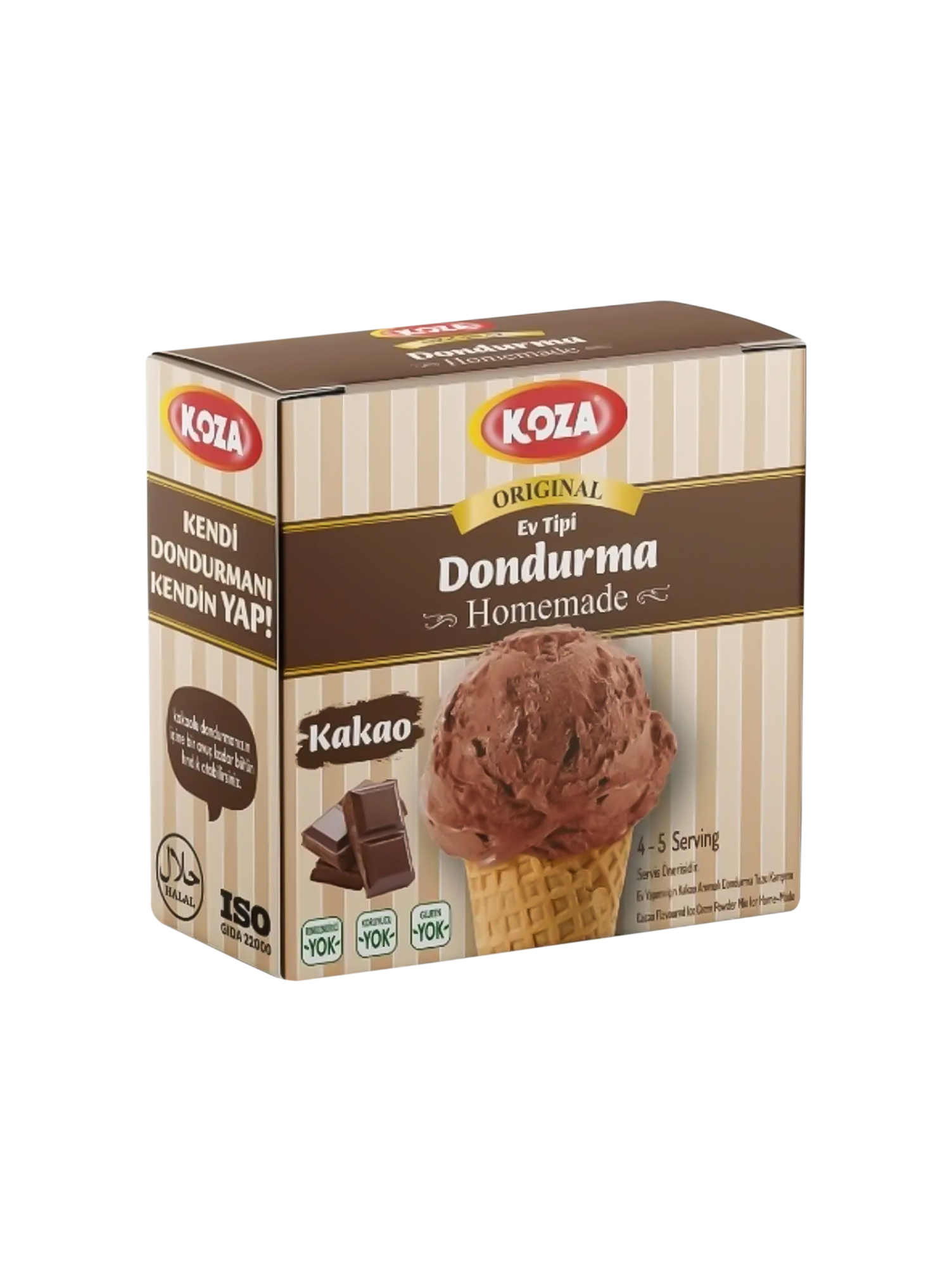 Мороженое шоколадное / смесь для приготовления, "Koza", Kakao, 250гр. Турция