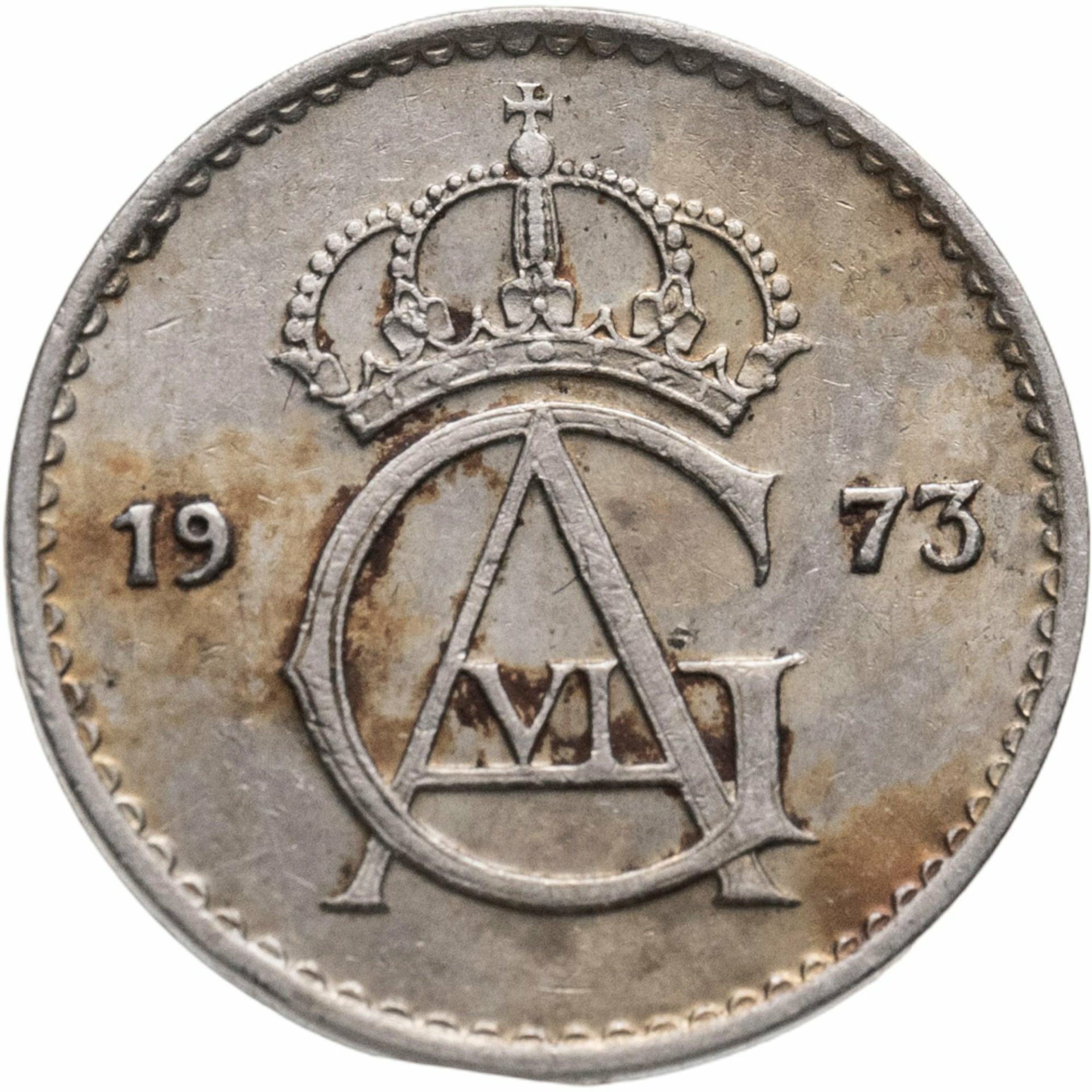 Швеция 10 эре (ore) 1973