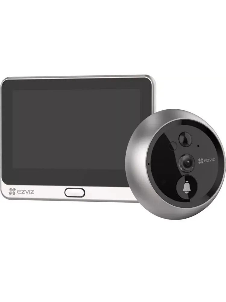 Ezviz DP-2C Видеоглазок, FHD, серебристый
