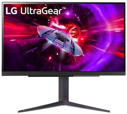 Игровой монитор LG 27GR83Q-B, диагональ 27", IPS матрица, 2560x1440
