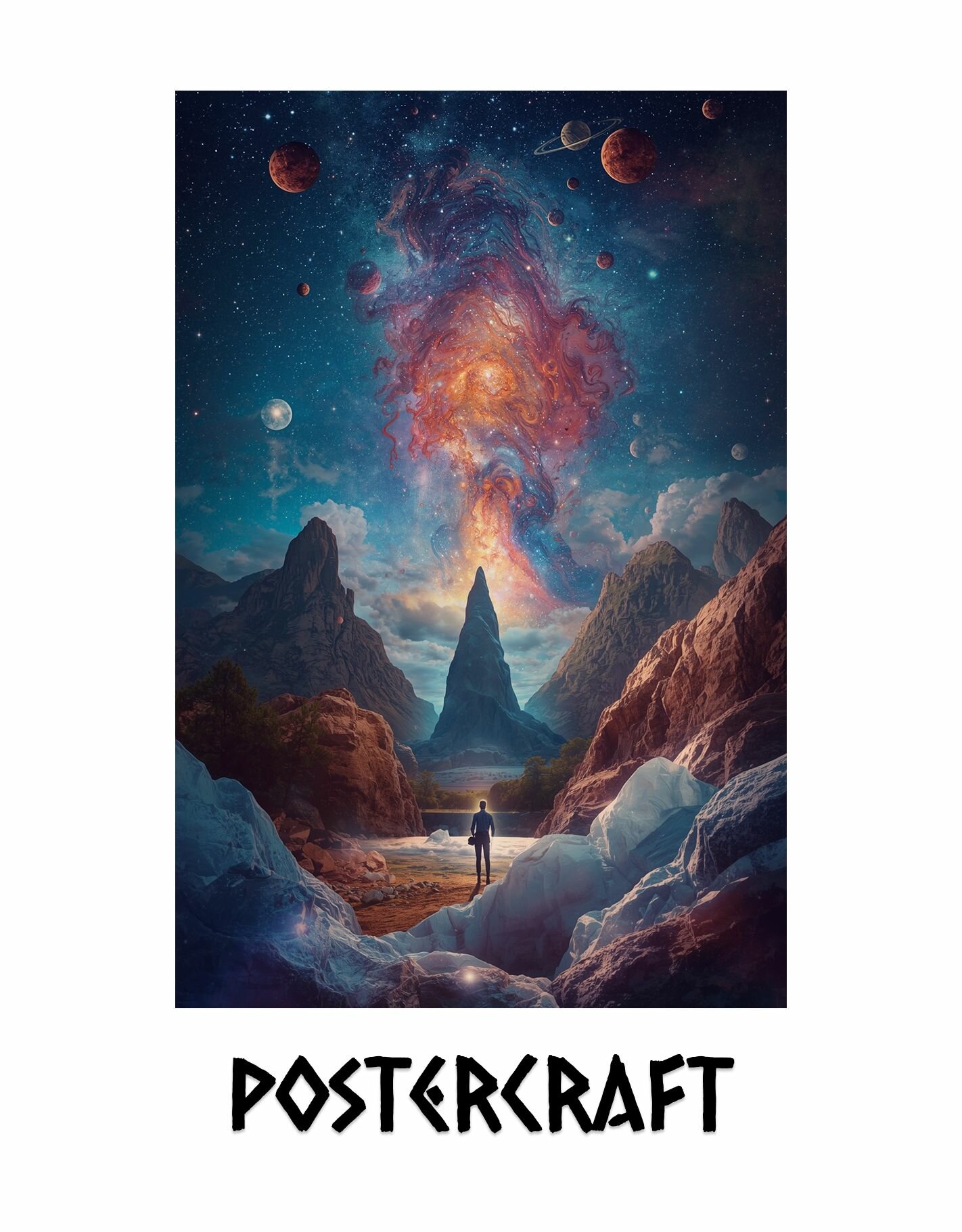 Постер "Галактика", 29.7х42см, А3, глянцевый