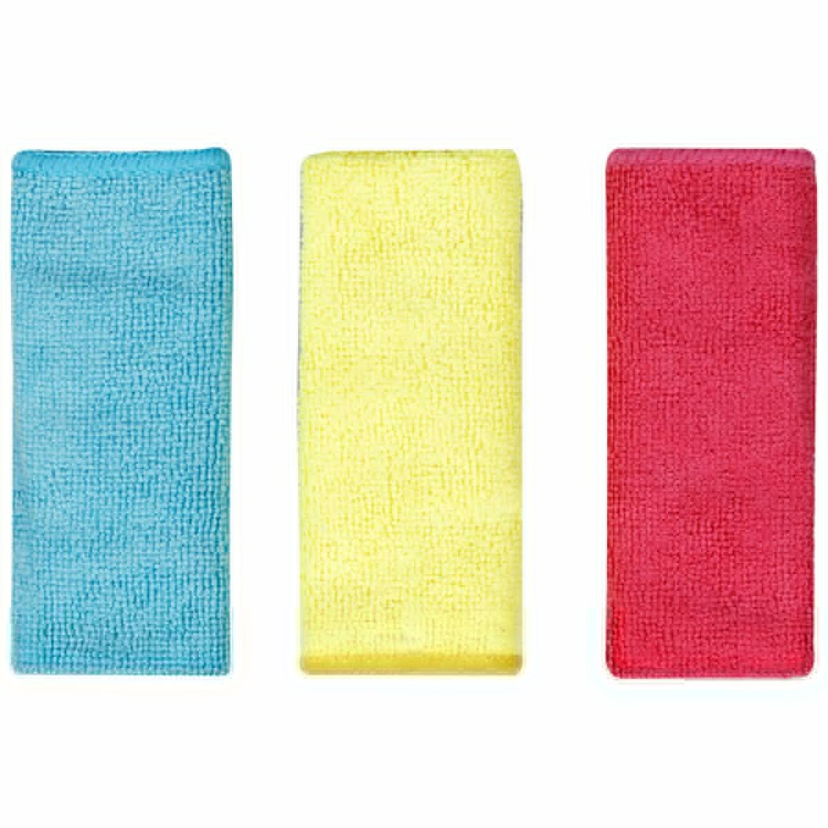 Салфетка хозяйственная OfficeClean "Стандарт" (30x30см) микрофибра, европодвес (320864), 10шт.