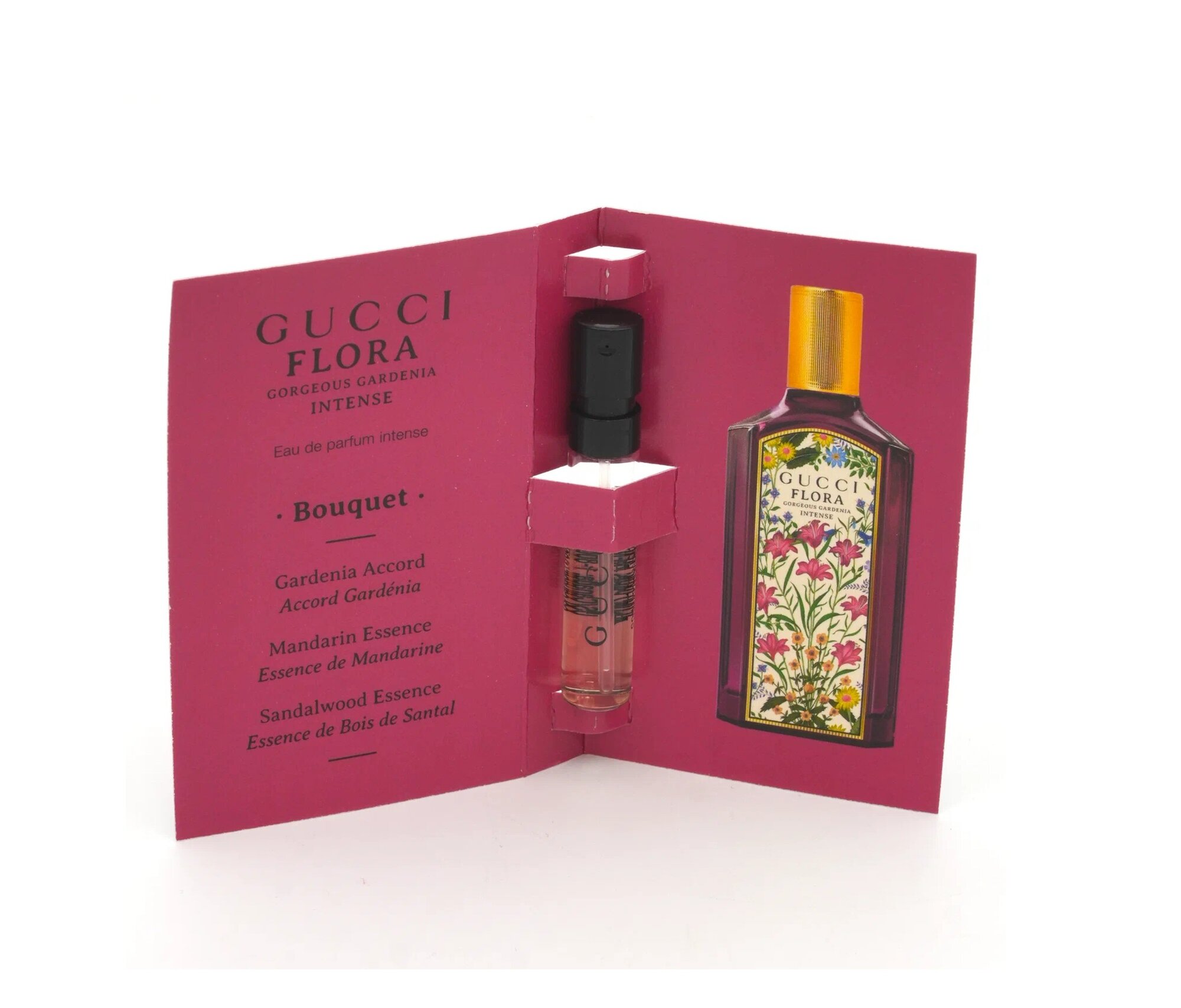 Gucci Flora Gorgeous Gardenia Intense 1.5 мл парфюмерная вода женская, цветочные, древесные, мускусные