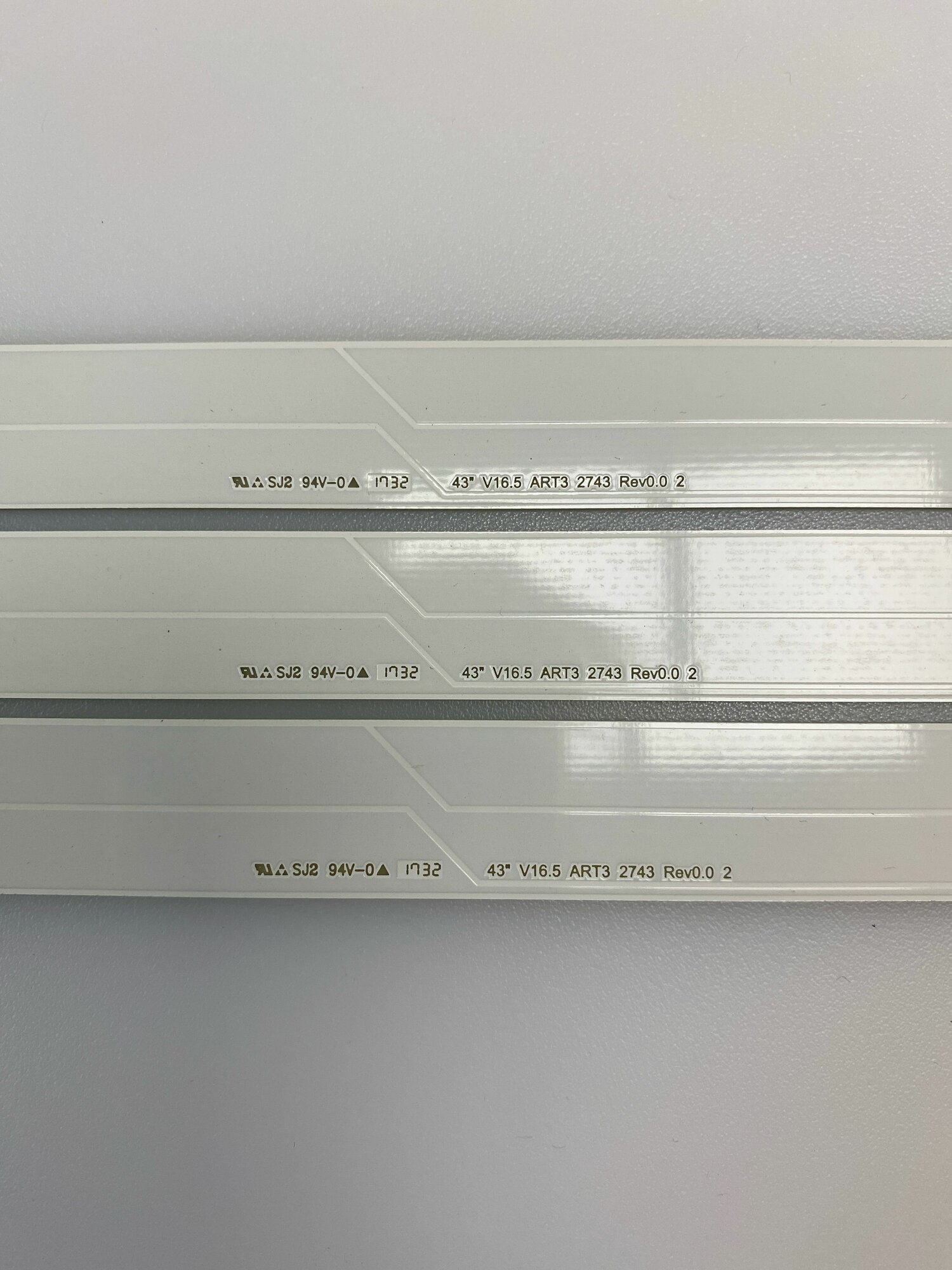 Подсветка светодиодная комплект 3x7 led, для телевизора LG 43LH570V
