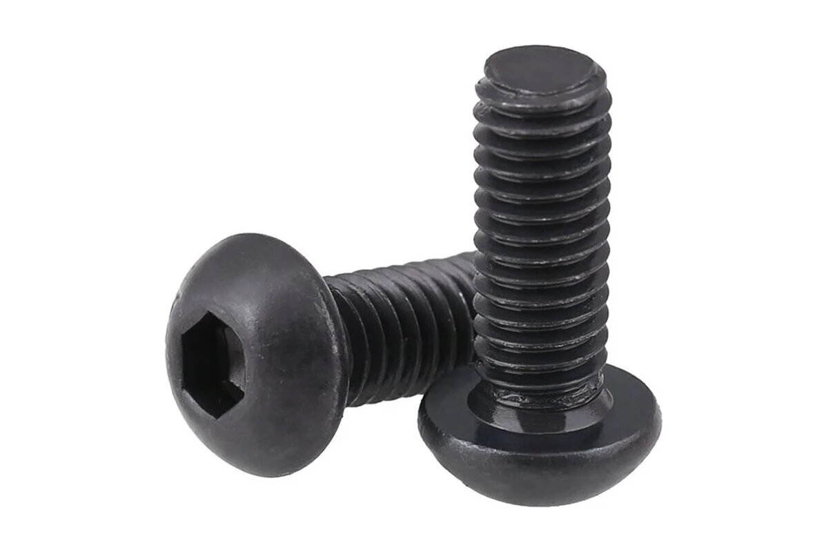 Винт ОПМ ISO 7380-1, М6x30 10.9 black flZnncL-720h 100 шт. УТ000133538
