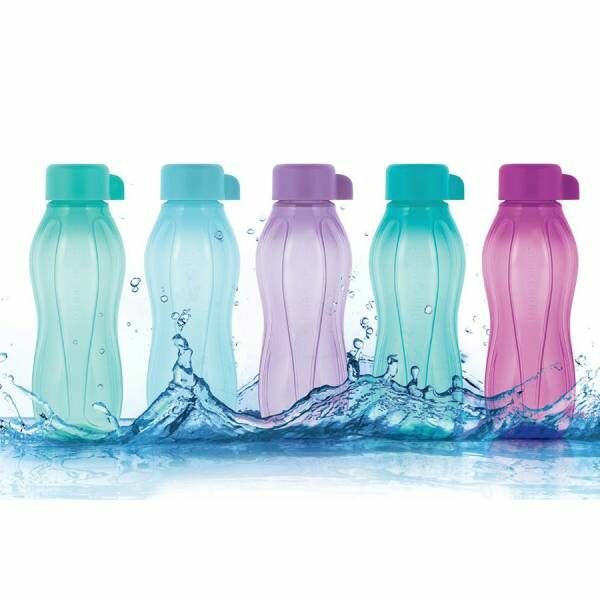 Tupperware Бутылка для воды с винтовой крышкой, 310 мл, сиреневая, герметичная — фото 1