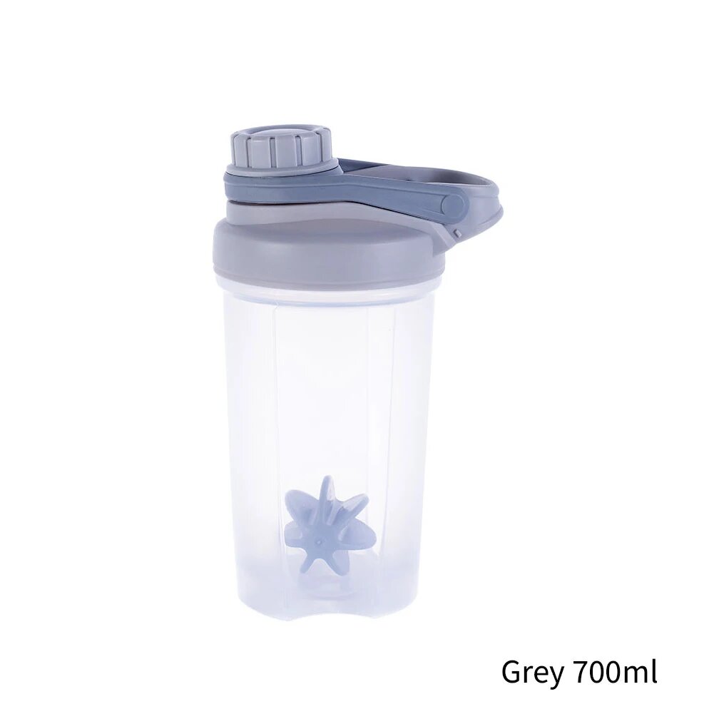 Бутылка для протеинового коктейля Grey 700ml