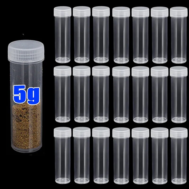 Пластиковые бутылочки для образцов 5/7 мл 200pcs, 5g