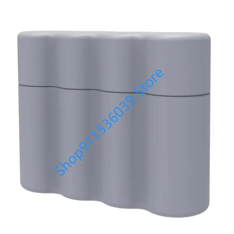 Силиконовый ящик для батареек AA/AAA 4-х гнездный large gray
