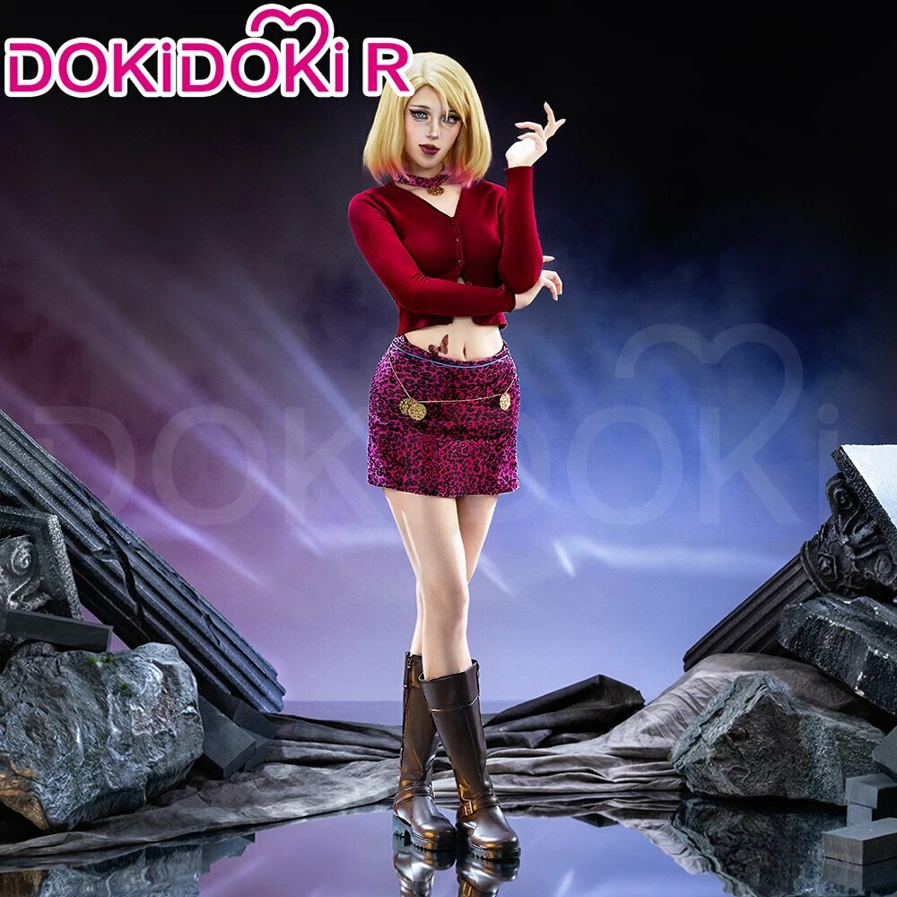 Женский костюм Марии DokiDoki-R, красный, короткий