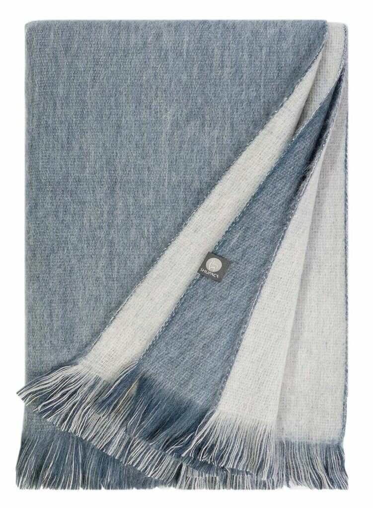 Alpaca Double Sided Coastal Fog Плед