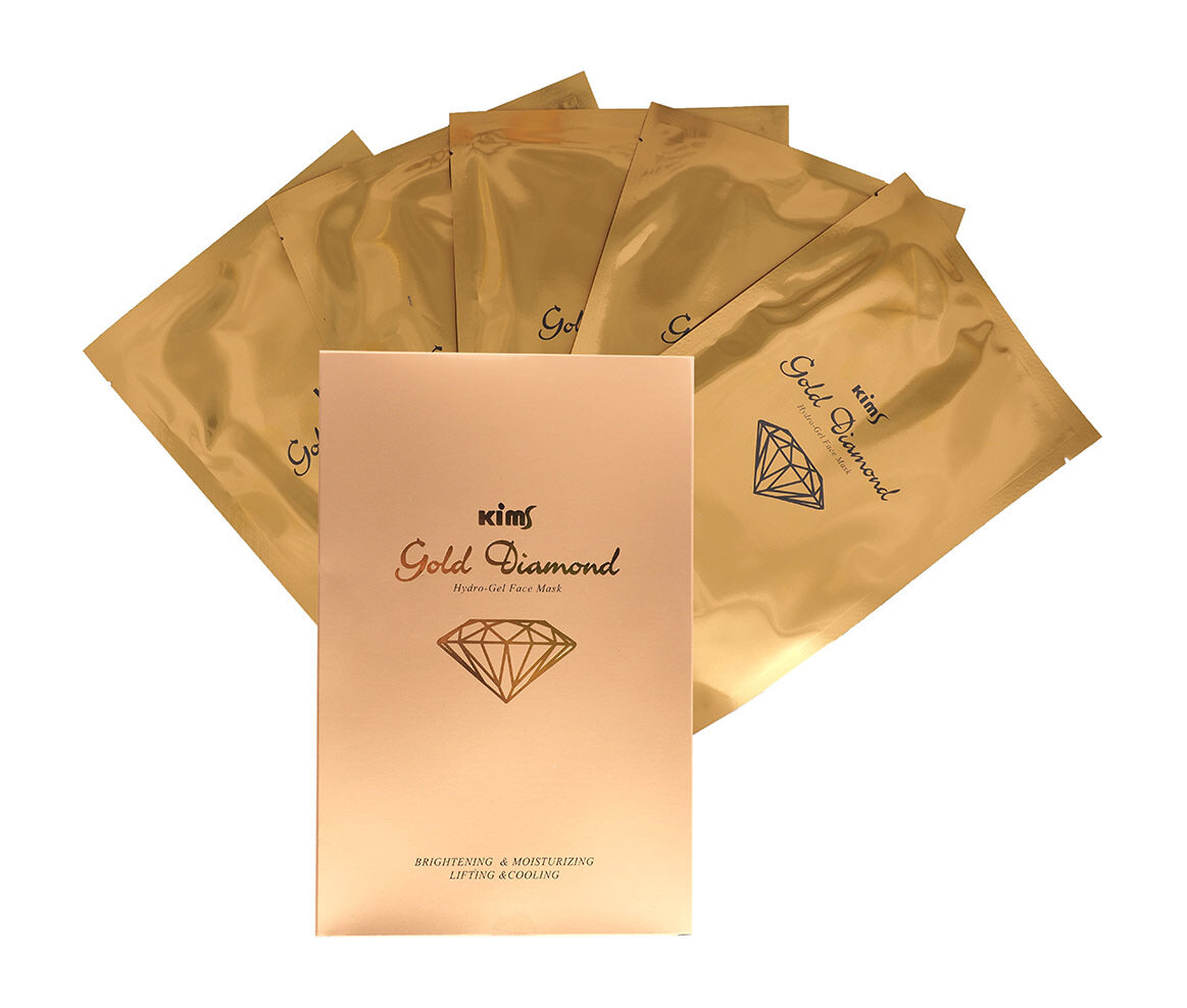 KIMS Gold Diamond Hydro-Gel Face Mask Маска для лица гидрогелевая золотая, 30 г